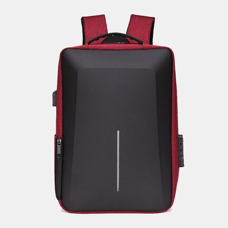 Herre Oxford Klud Stor Kapacitet Vandtæt Usb-opladning 16 Tommer Bærbar ...