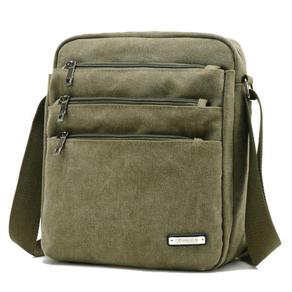 Herre Canvas Outdoor Leisure Crossbody Tasker | skoogtasker.com